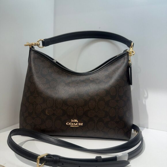 Coach | Bags | Coach Laurel Shoulder Bag In Signature Canvas Cv975 ...